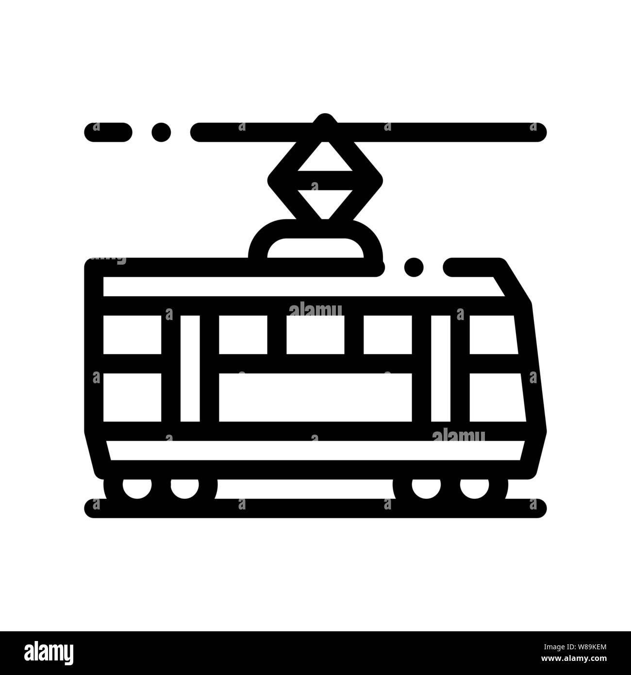 Moving tram Cut Out Stock Images & Pictures - Alamy