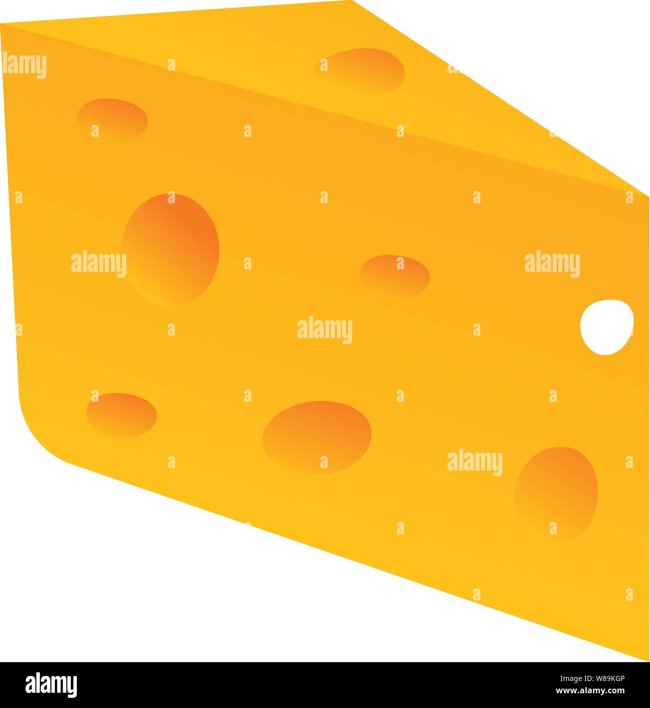 Cheese icon. Cartoon of cheese vector icon for web design isolated on ...
