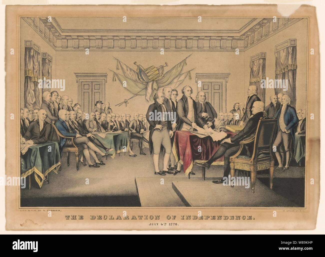 Declaration of Independence- July 4th 1776 Stock Photo - Alamy