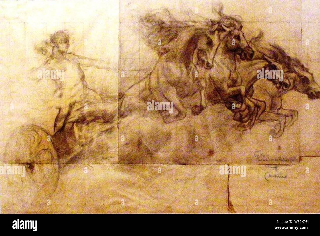 Decoração para o Palácio da Liberdade - Carro de Apolo (Estudo) (MAP ...