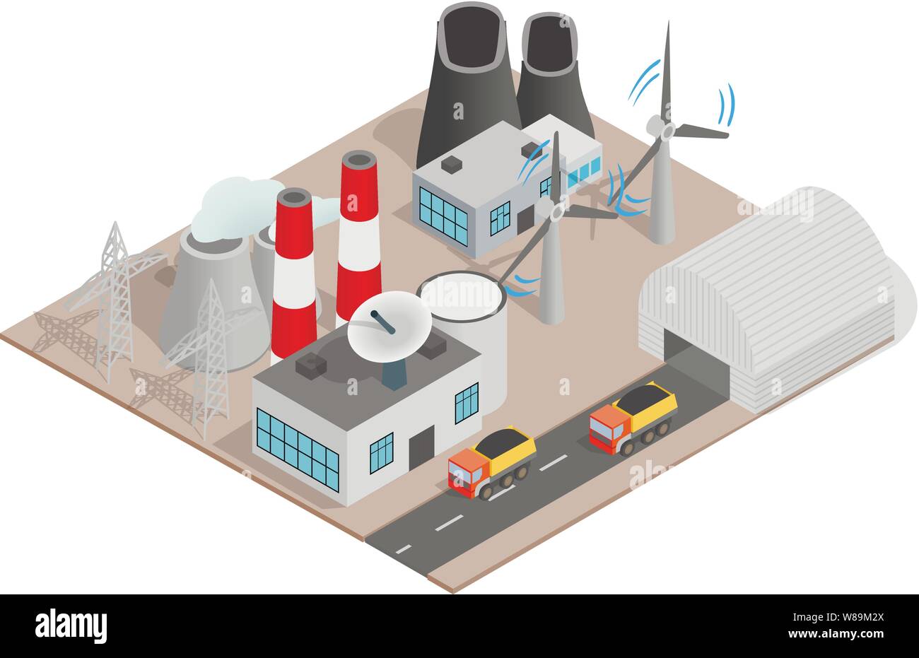 Power concept banner, isometric style Stock Vector Image & Art - Alamy