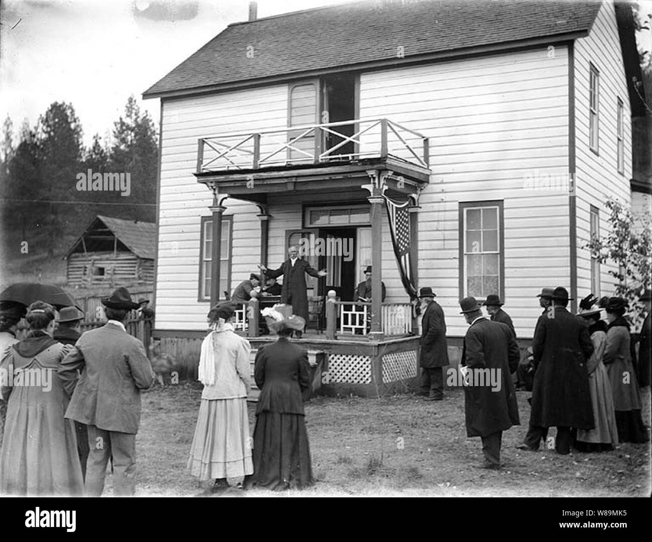 Dedication of a memorial commemorating the Indian Mission on Chamokane ...