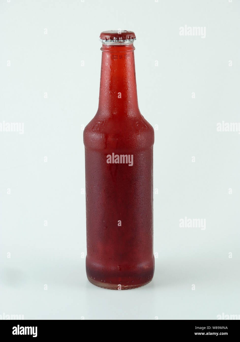 Iced liquid in a bottle Stock Photo - Alamy