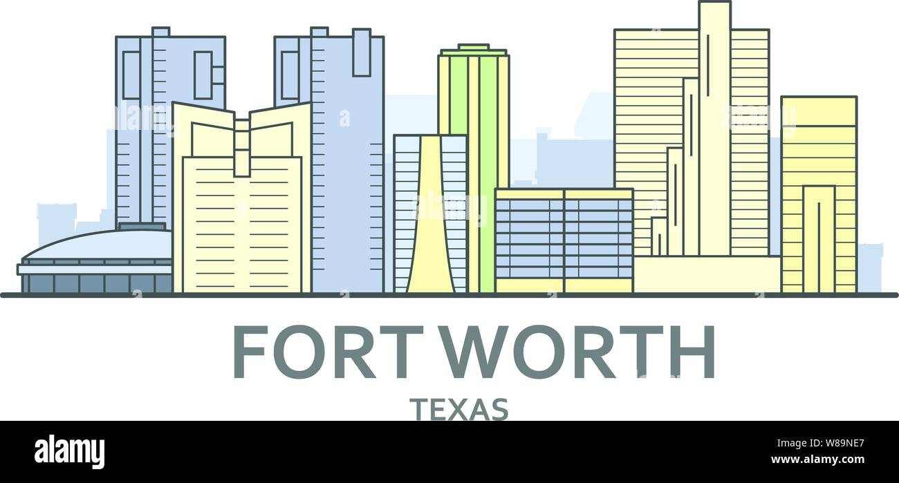 Fort worth vector vectors Stock Vector Images - Alamy