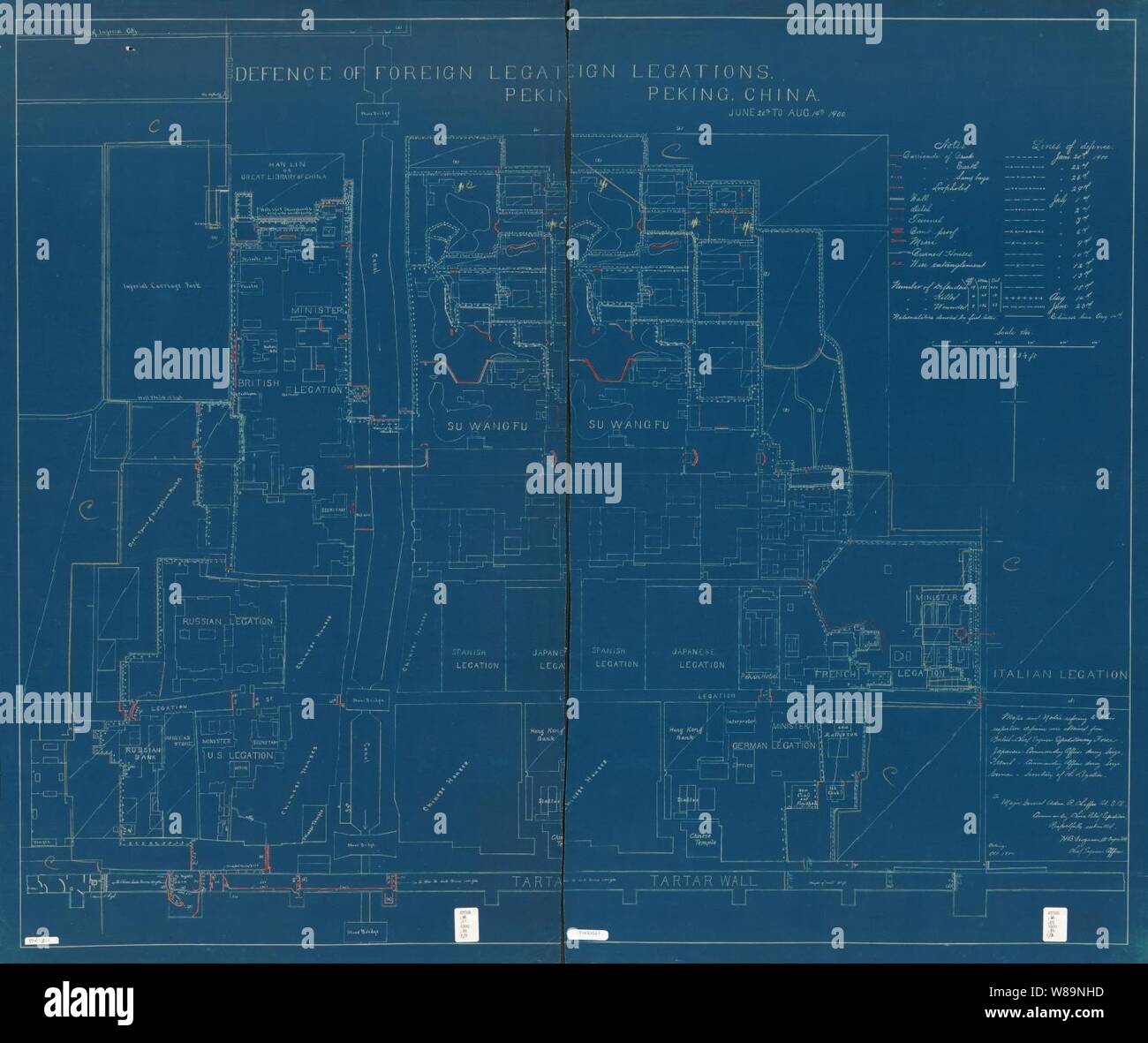 Defence of foreign legations, Peking, China, June 20th to Aug. 14th ...