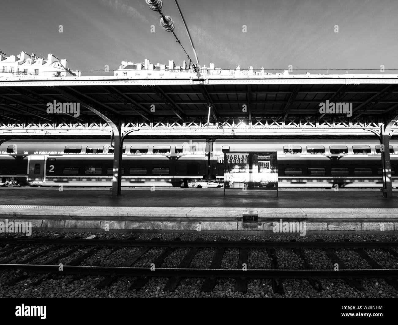 Paris, France - Oct 13, 2018: TGV In OUI Euroduplex fast Train a Grande ...