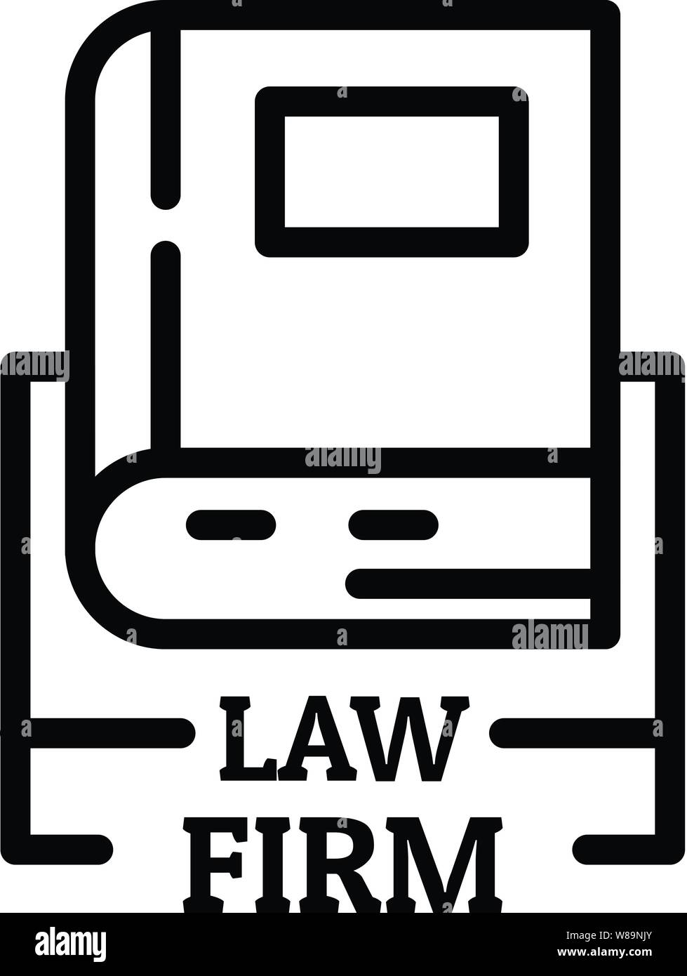 Law firm icon, outline style Stock Vector Image & Art - Alamy