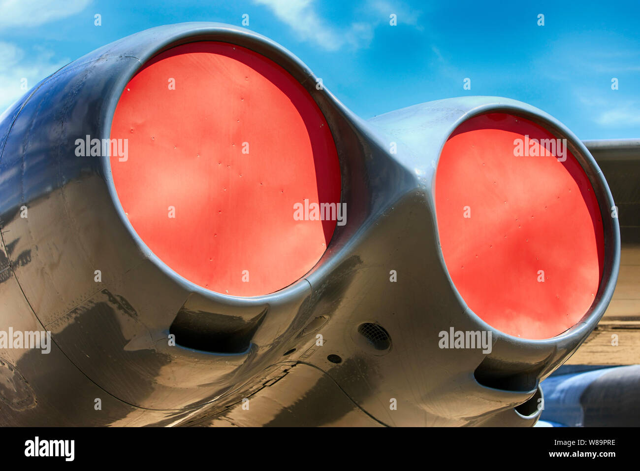 Duo engine powering the mighty B52 Stratofortress of the USAF Strategic ...