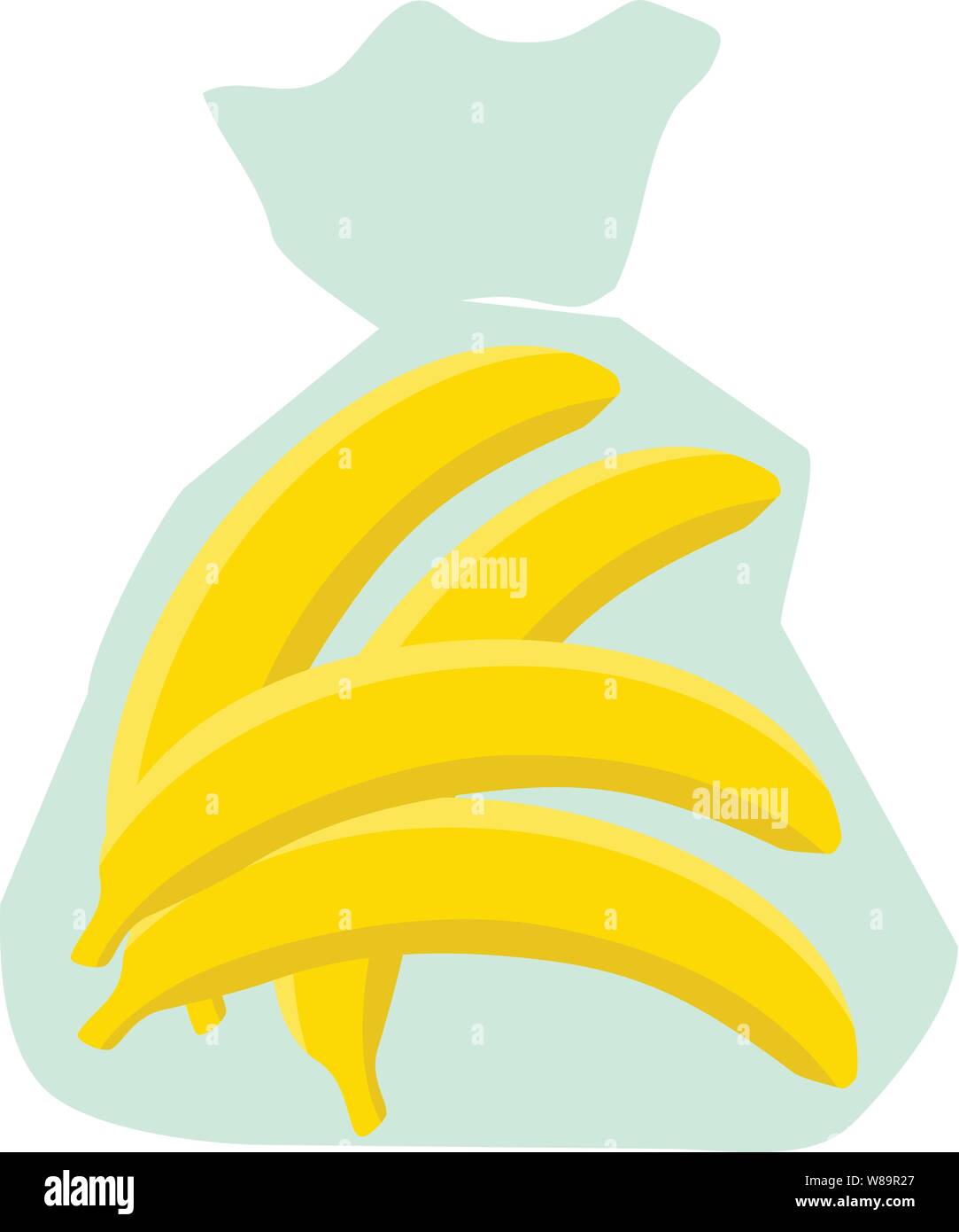 Banana pack icon. Flat illustration of banana pack vector icon for web ...