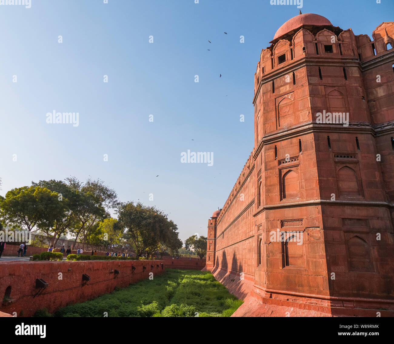 Red fort india flag hi-res stock photography and images - Alamy