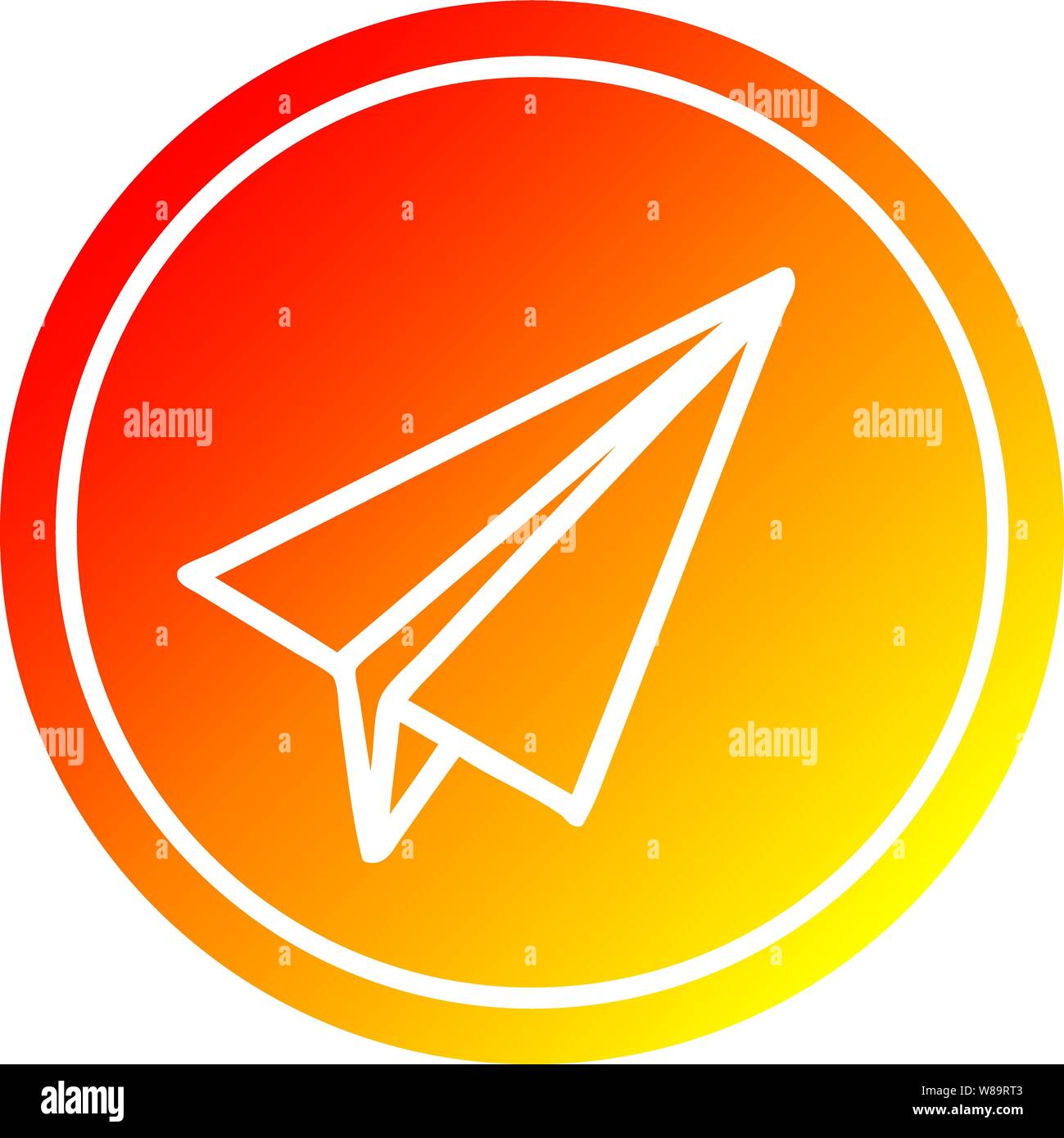 Circular image plane Stock Vector Images - Alamy