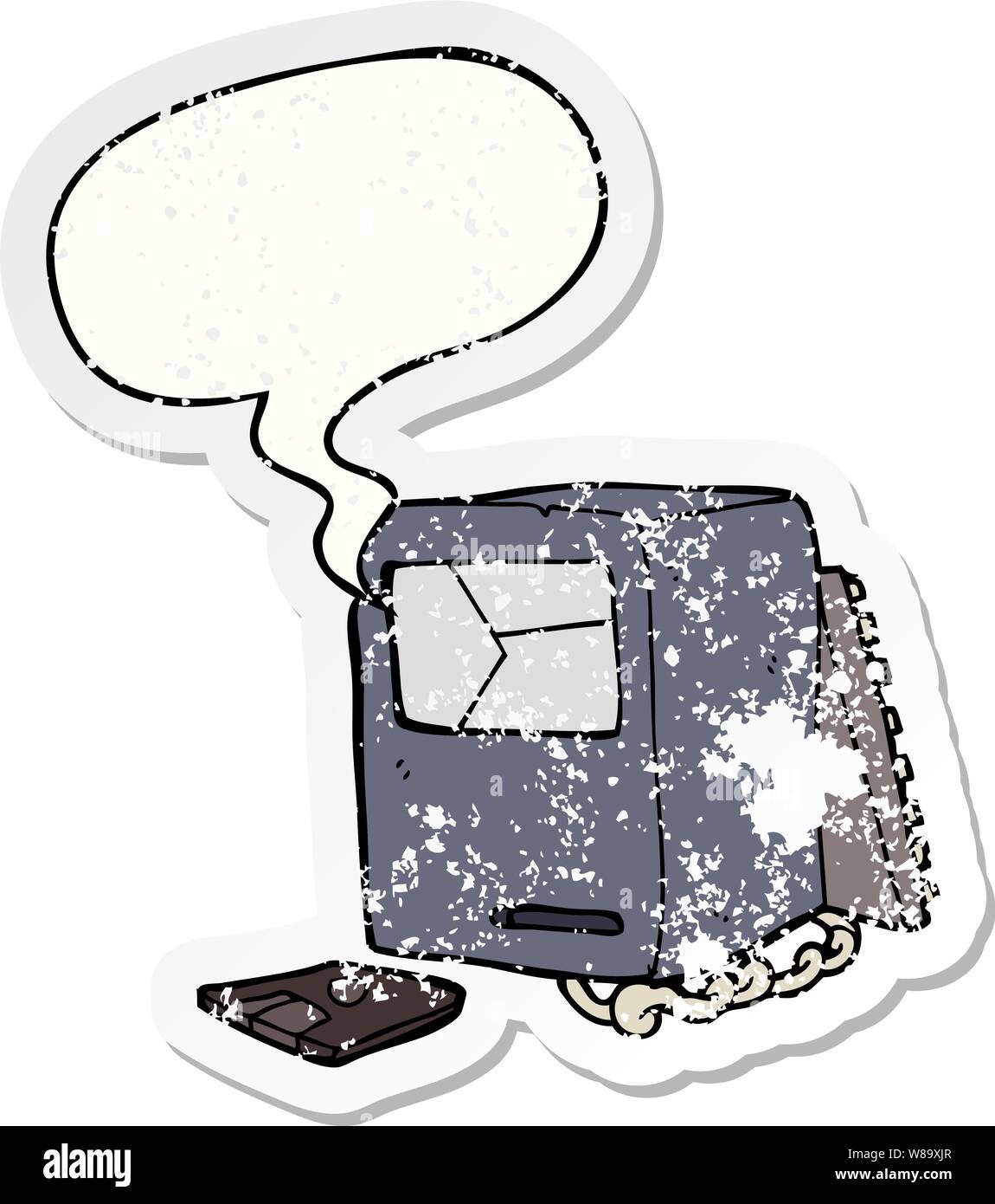 Freehand drawn cartoon old computer hi-res stock photography and images ...