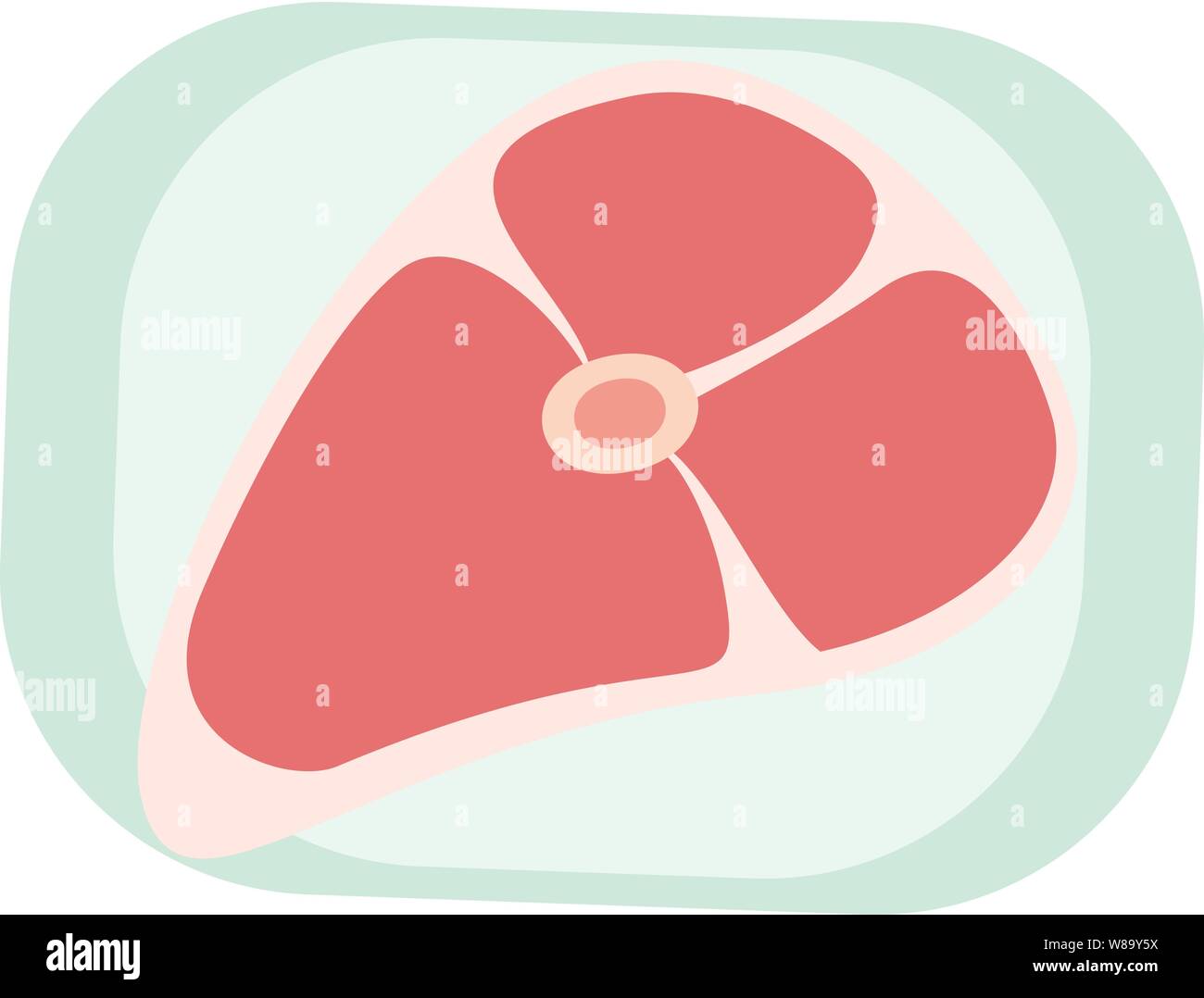 Fresh steak icon. Flat illustration of fresh steak vector icon for web ...