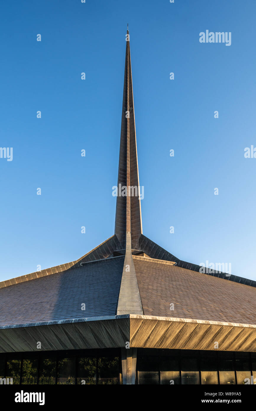 North Christian Church, designed by Eero Saarinen Stock Photo - Alamy