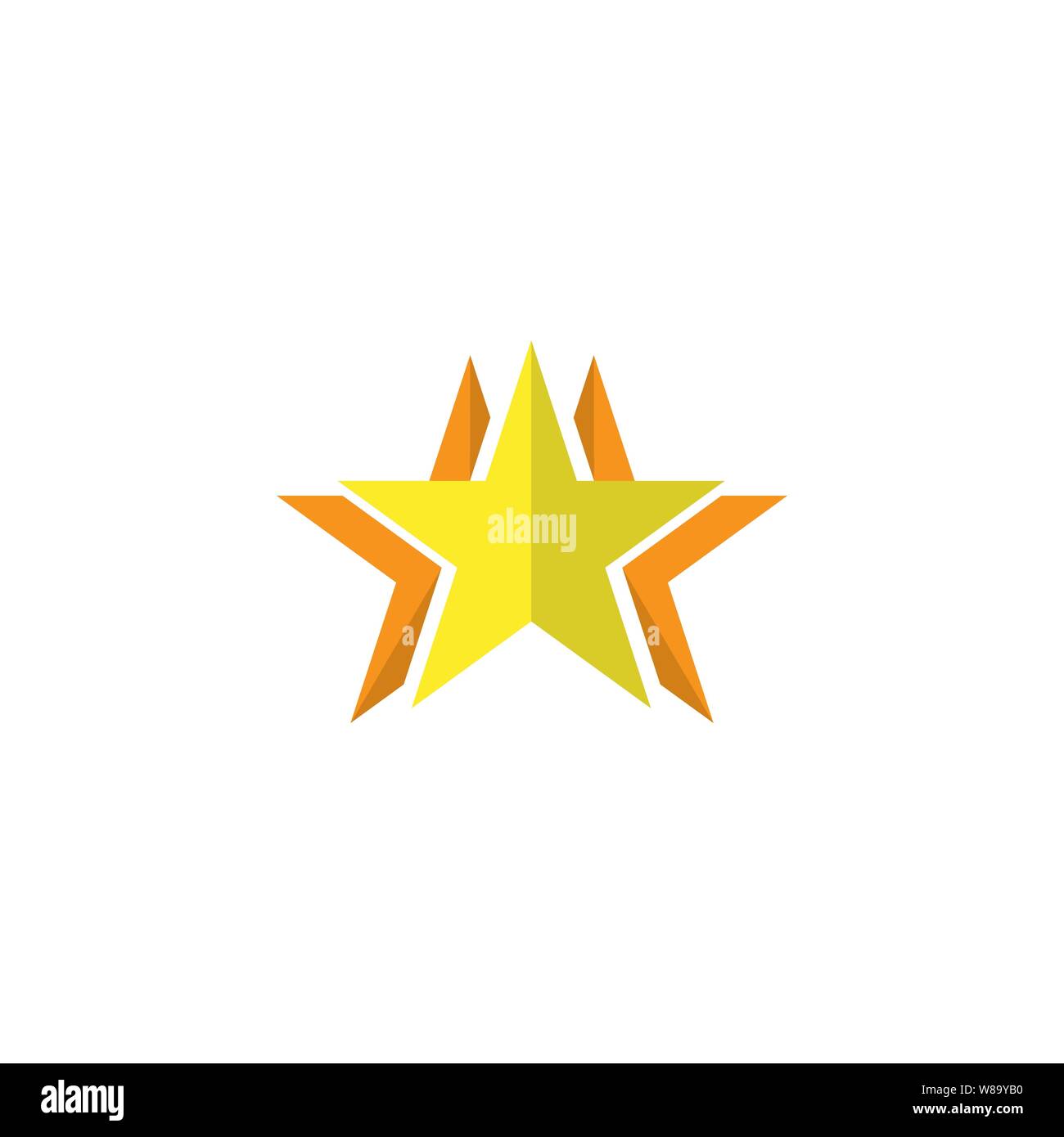 star icon. Logo element illustration.star symbol design. colored ...