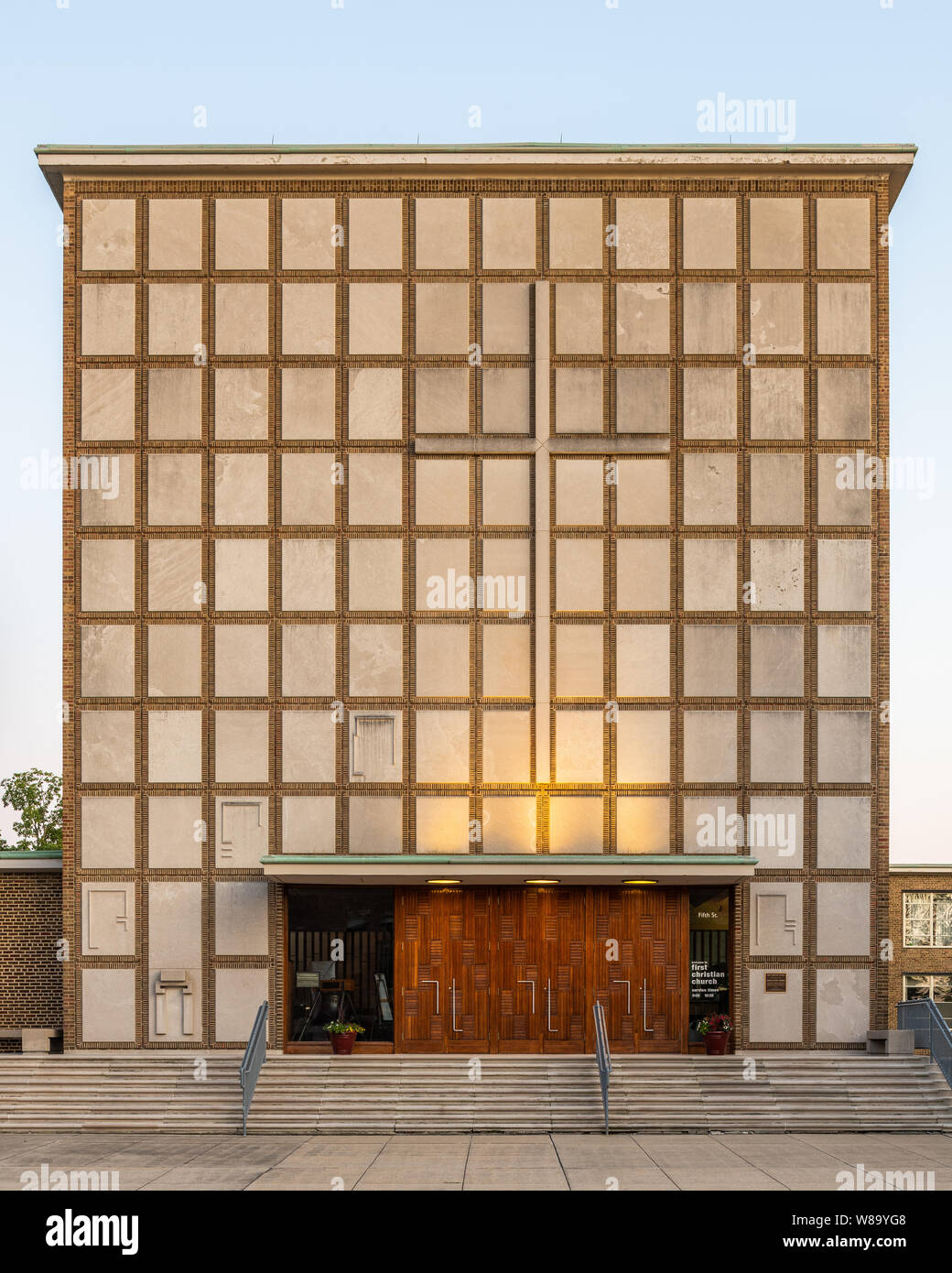 First Christian Church, designed by Eliel Saarinen Stock Photo - Alamy