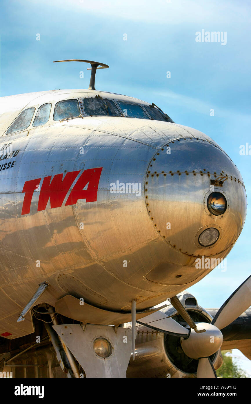 Lockheed constellation cockpit hi-res stock photography and images - Alamy