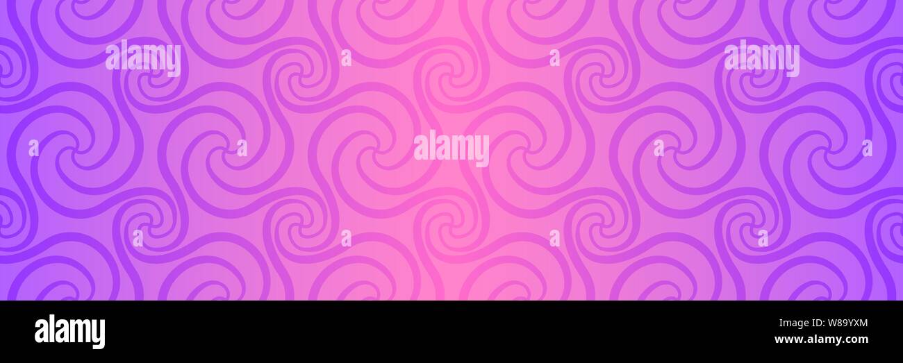 Swirl seamless pattern. Abstract illusion background. Gradient ...