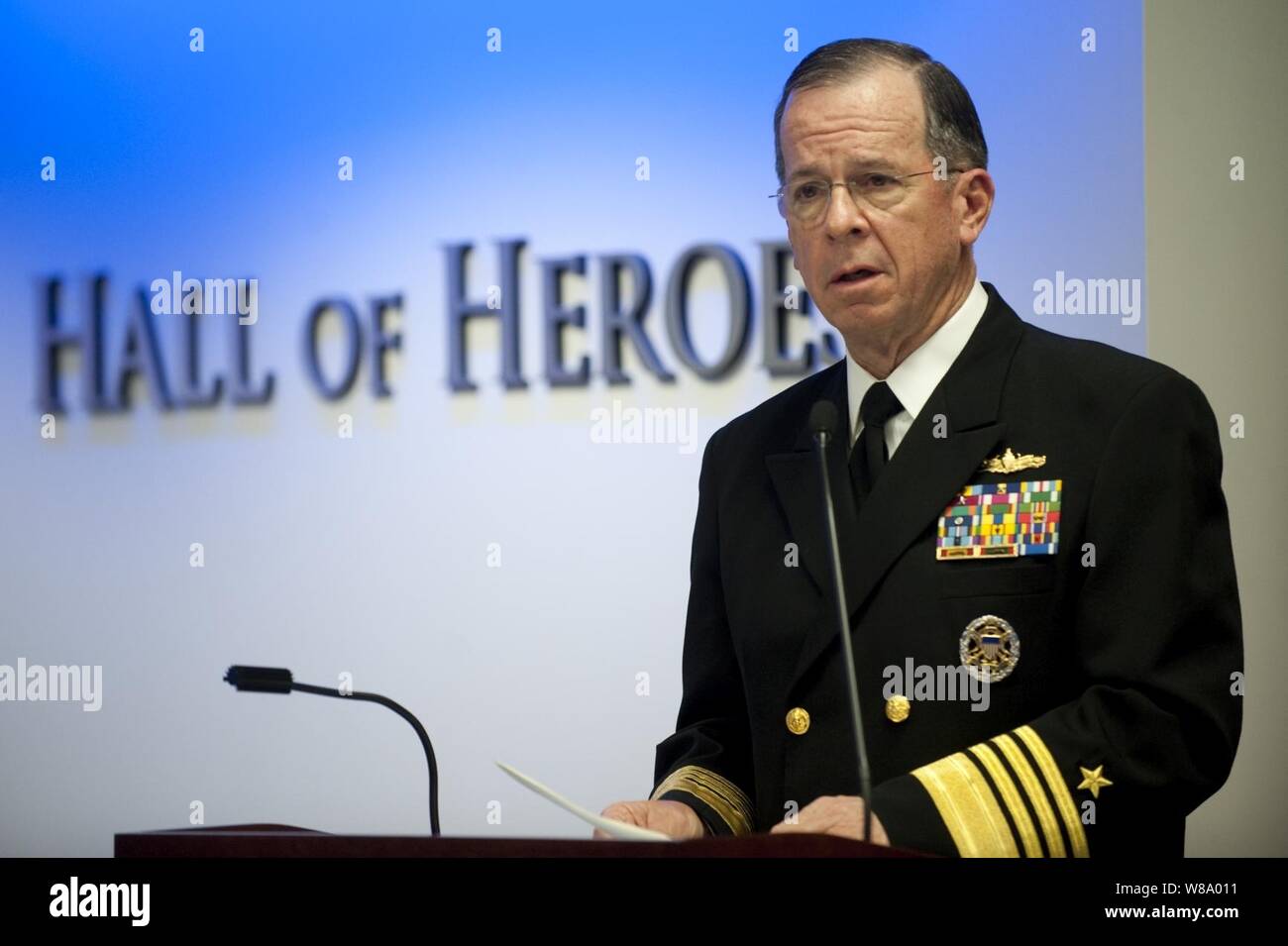 U.S. Navy Adm. Mike Mullen, chairman of the Joint Chiefs of Staff ...
