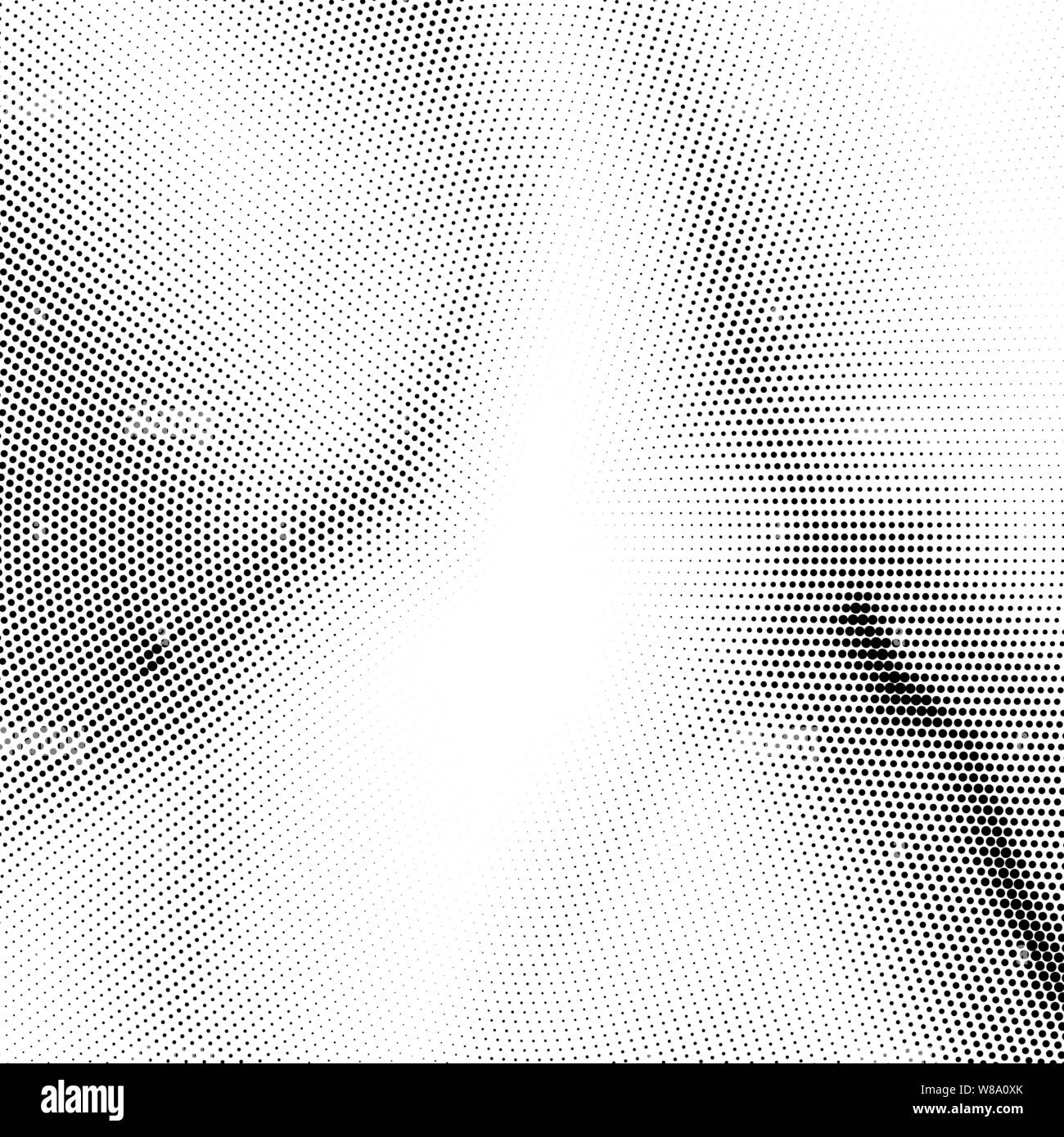 Halftone Pattern. Set of Dots. Dotted Texture on White Background ...