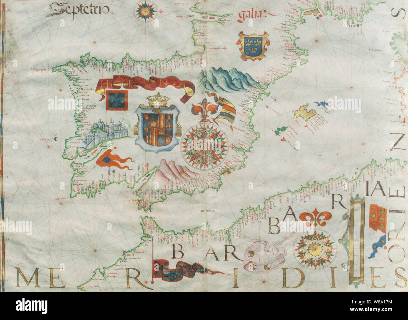 Portulan Map High Resolution Stock Photography and Images - Alamy