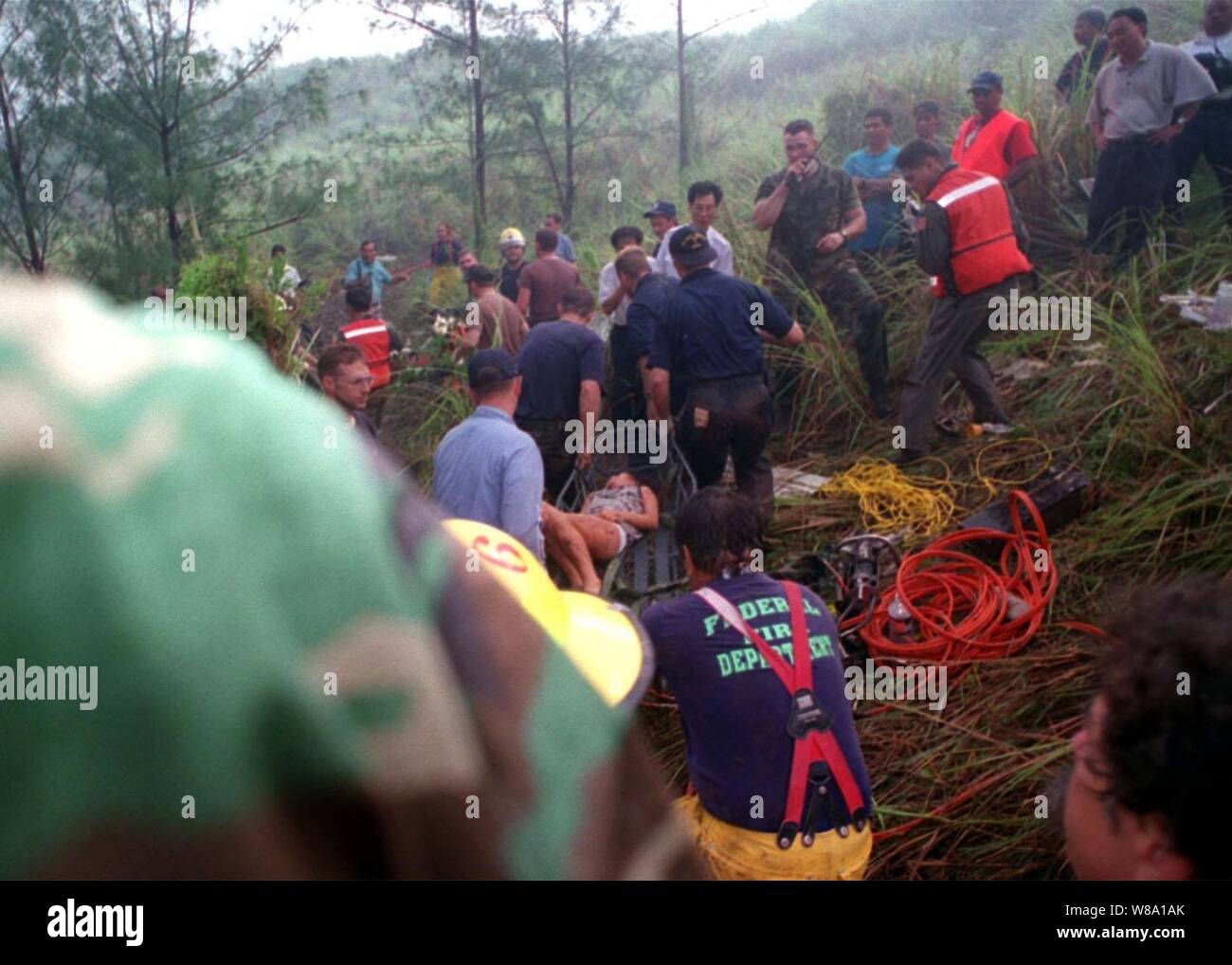 U.S. Coast Guard, U.S. Navy and U.S. Air Force rescuers assist Guam ...