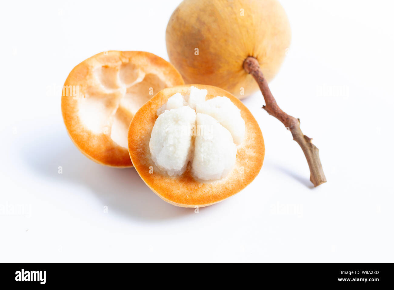 Santol fruit isolated on a white background Stock Photo - Alamy