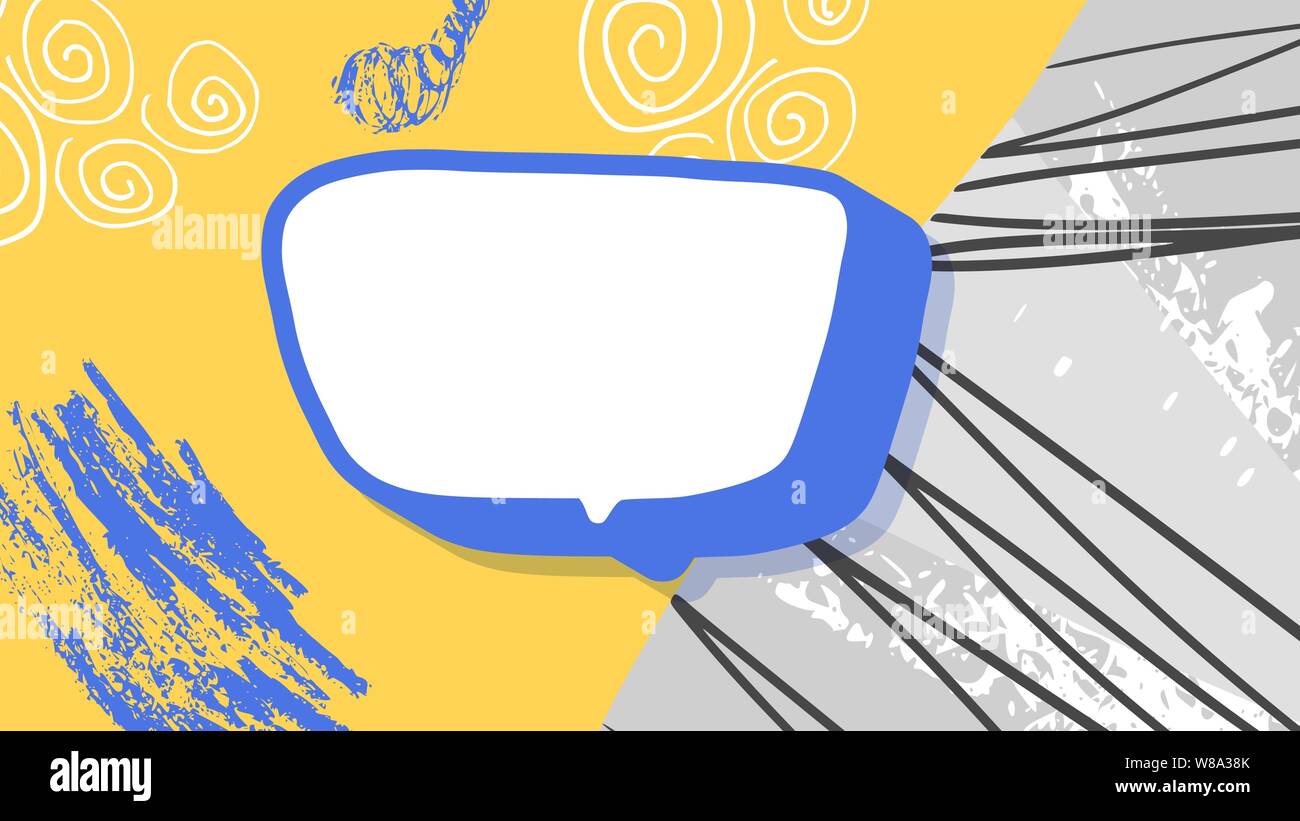 Speech bubble collage element Stock Vector Images - Alamy