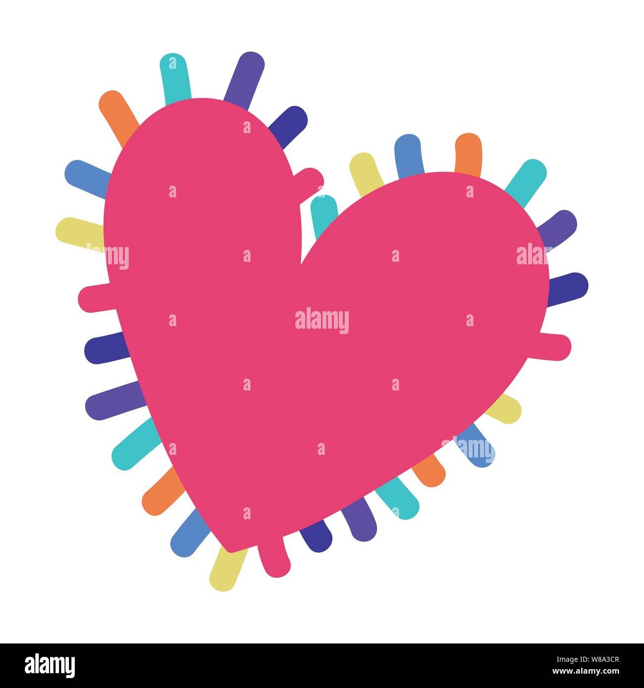 Heart shape design, Love passion romantic health wedding romance and ...