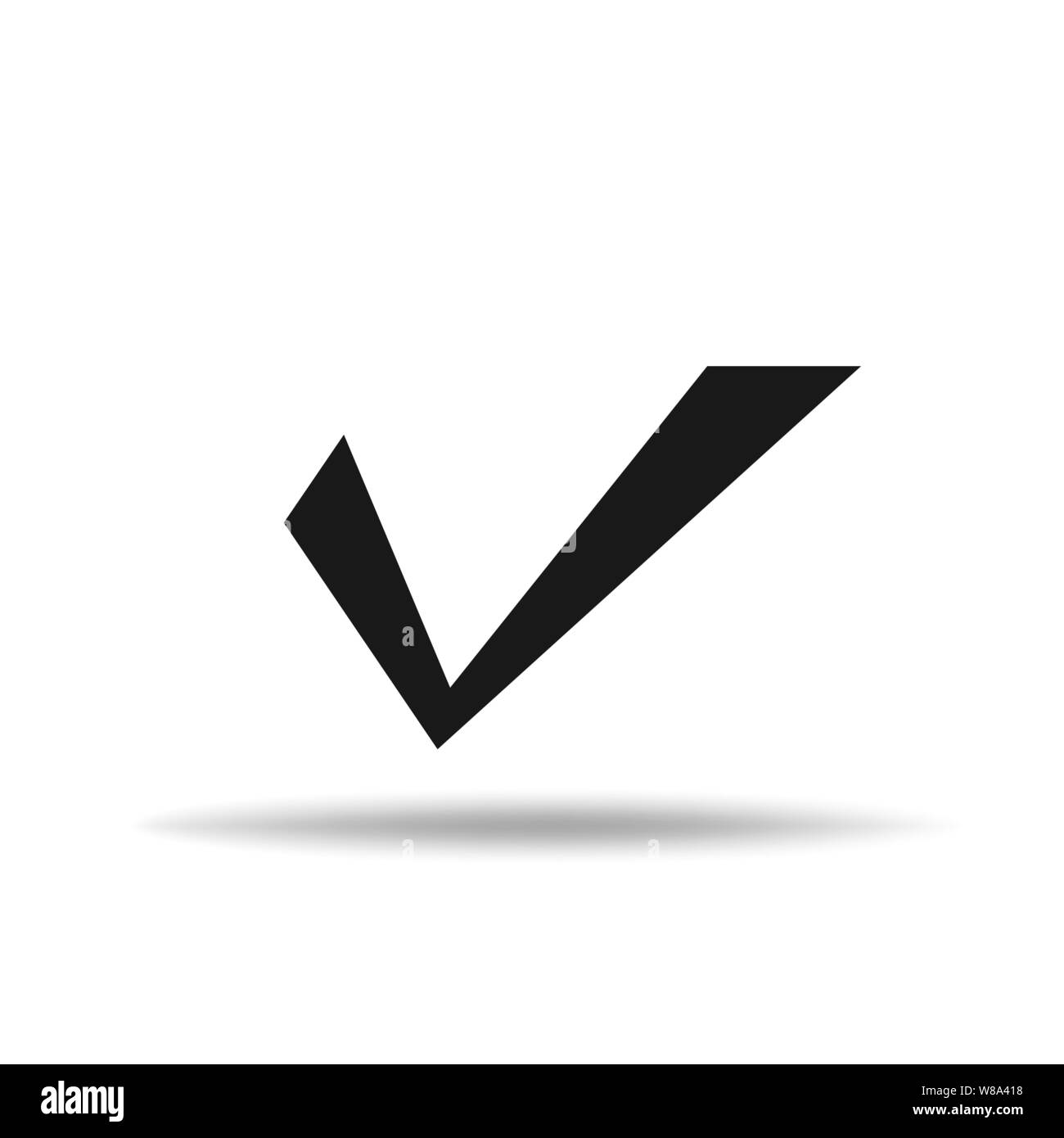 Check Mark Isolated Icon. Checklist button icon. Check mark, tick ...