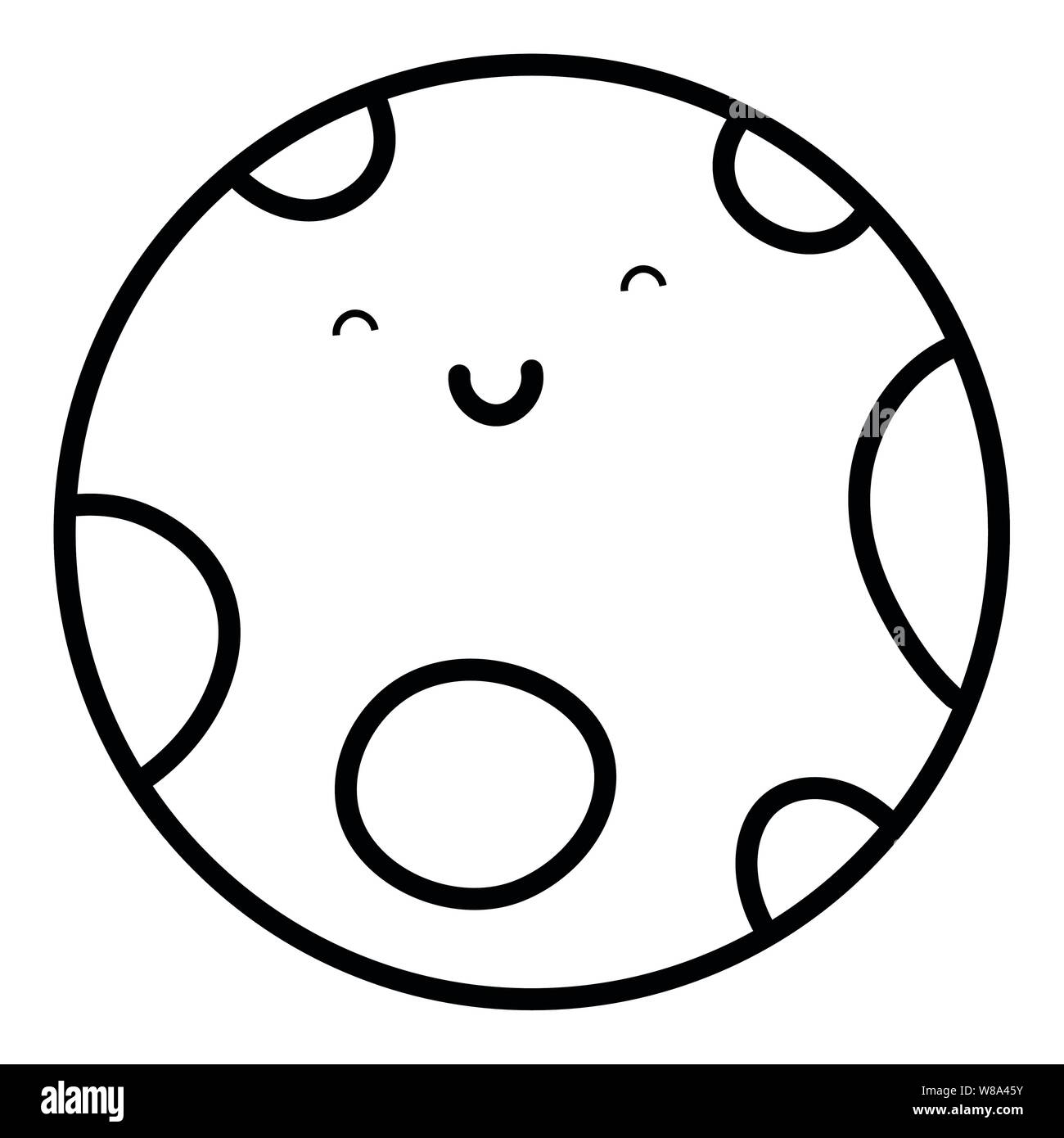 Planet cartoon design, Solar system space orbit galaxy universe and ...
