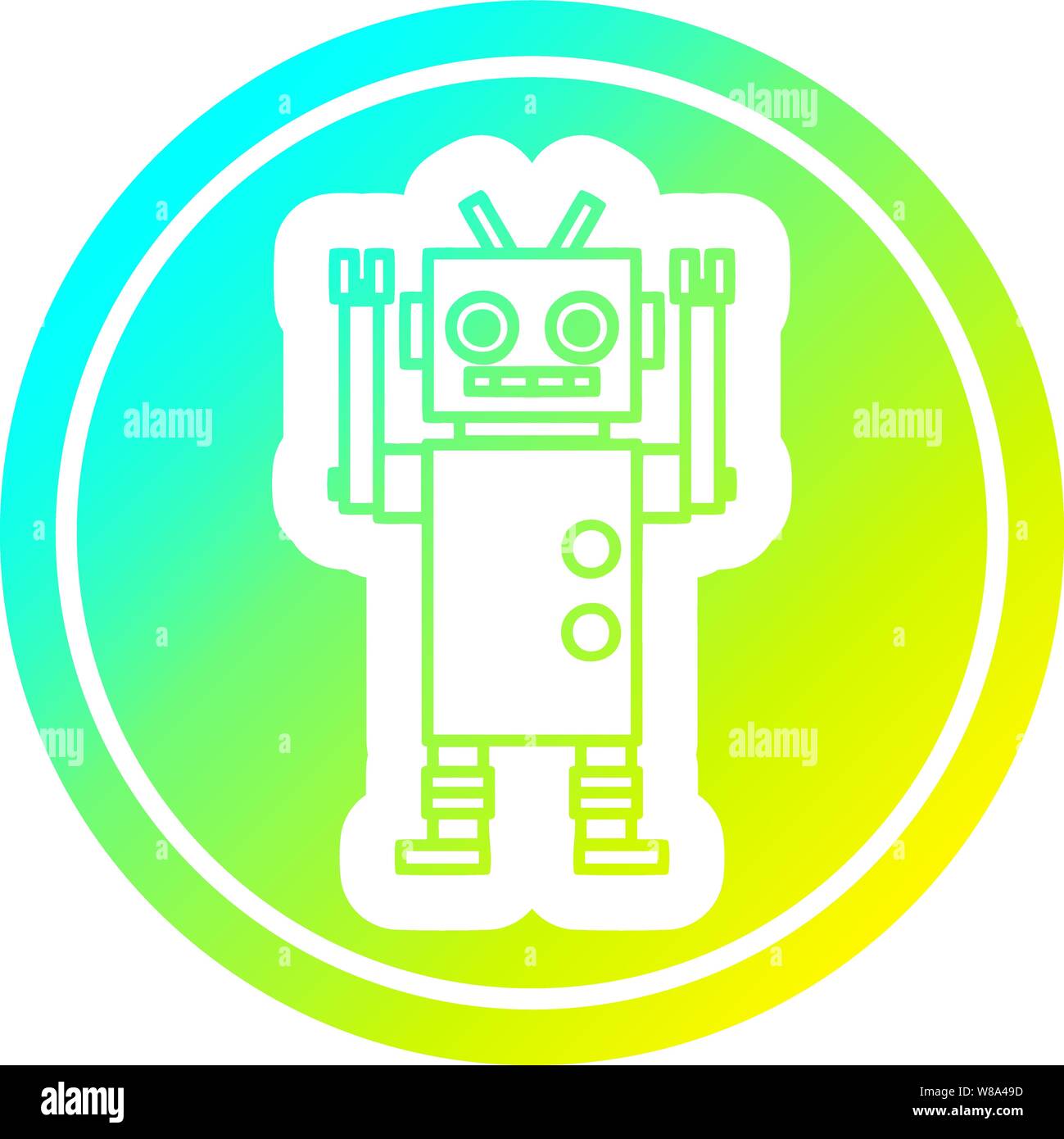 Dancing robot Stock Vector Images - Alamy