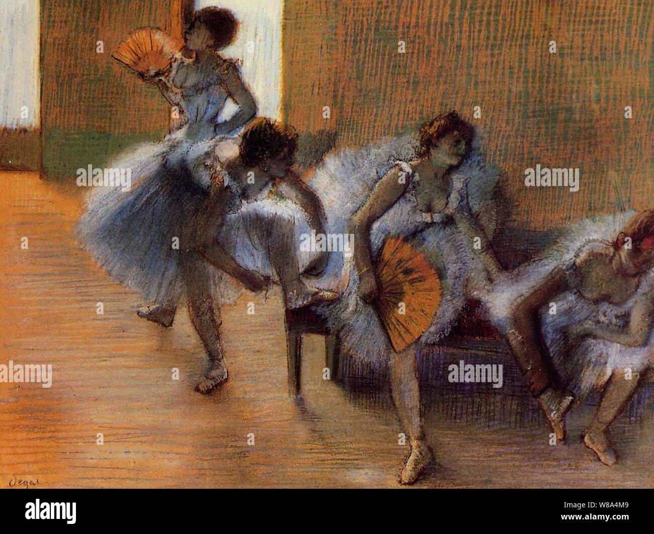 Degas - In the Dance Studio, circa 1897 Stock Photo - Alamy