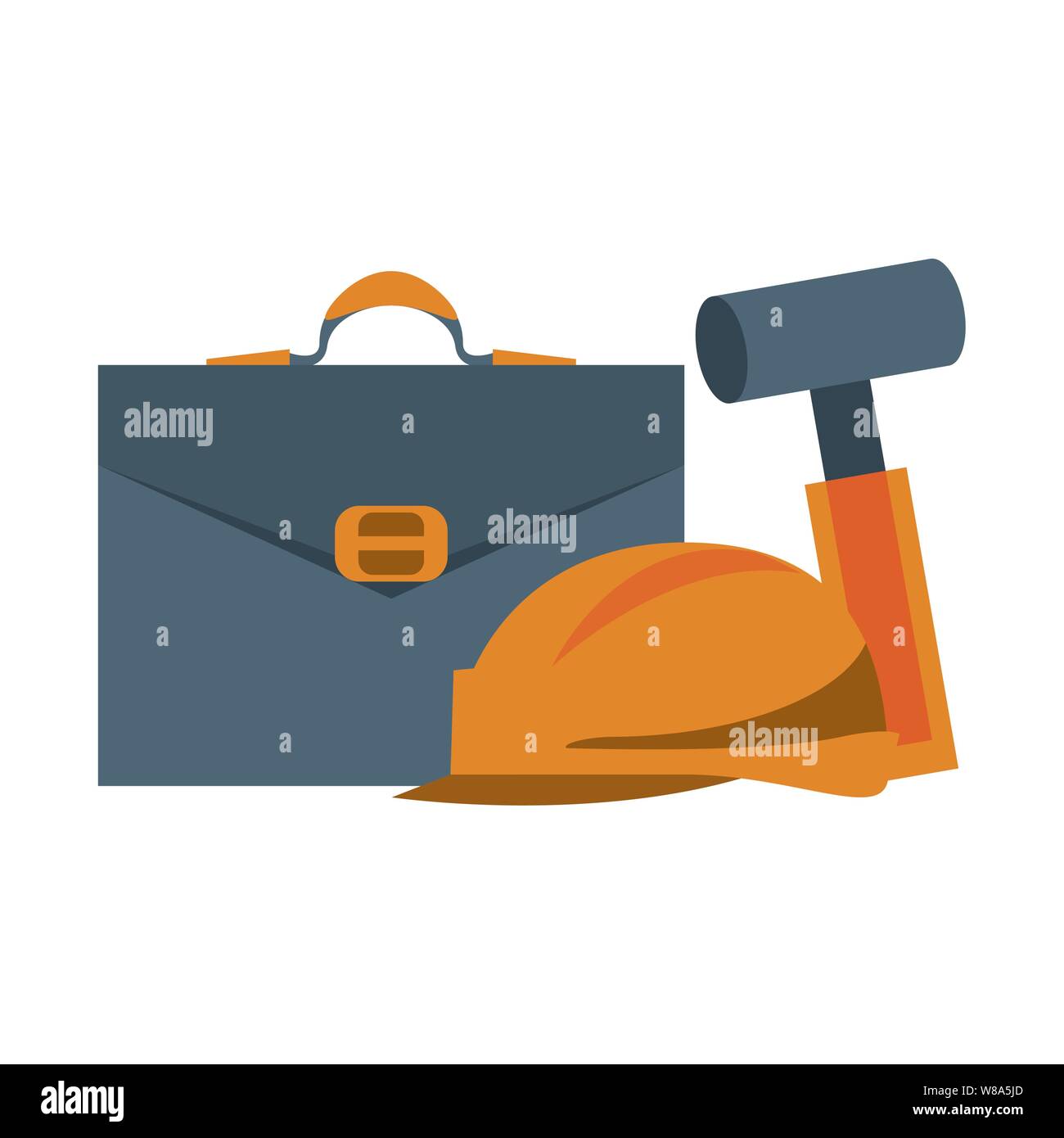 engineering construction factory industry cartoon Stock Vector Image ...