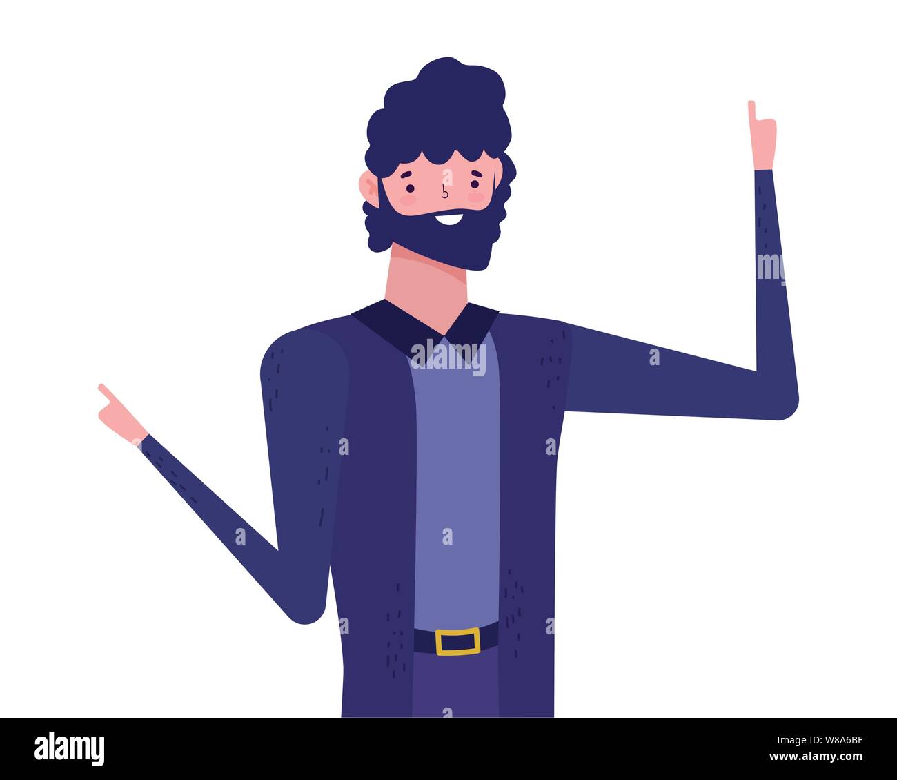 Avatar of a man design, Boy male person human and attractive theme ...