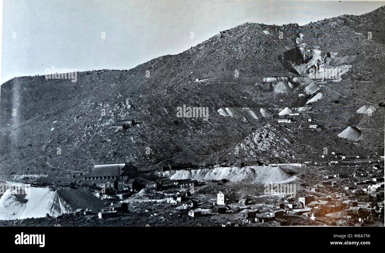 Delamar mining camp Nevada 1890s Stock Photo - Alamy