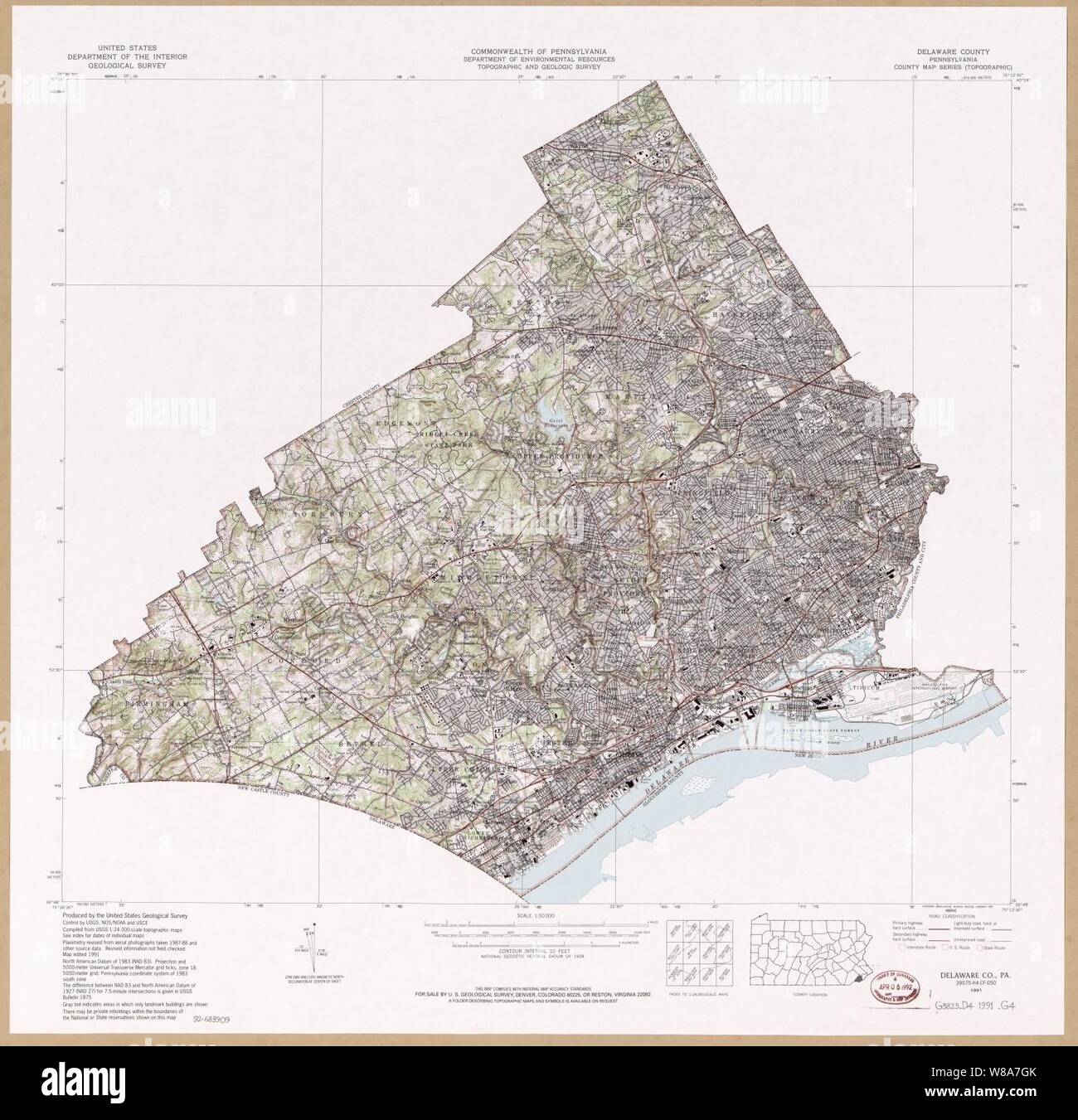 Delaware County, Pennsylvania Stock Photo - Alamy