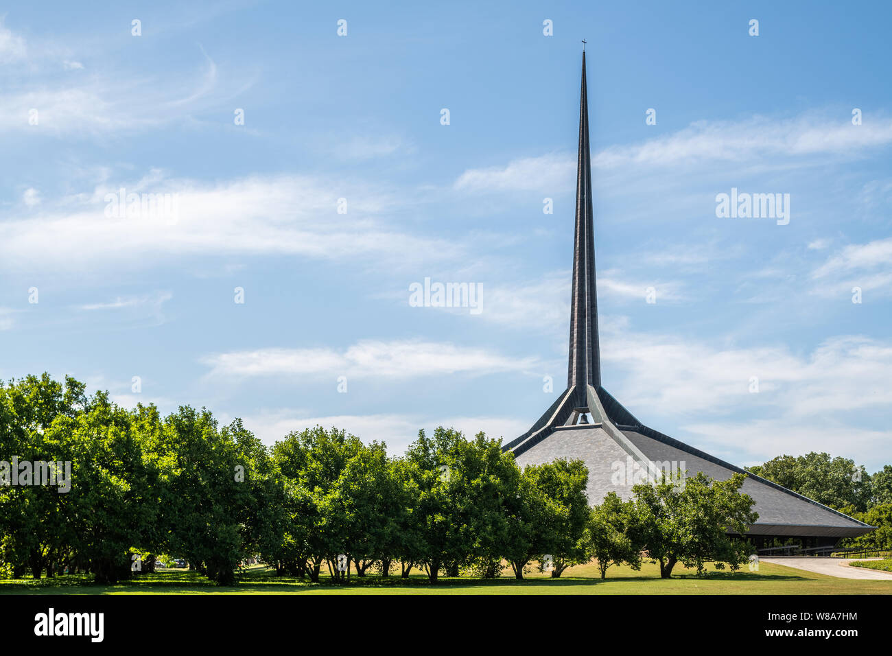 North Christian Church, designed by Eero Saarinen Stock Photo - Alamy