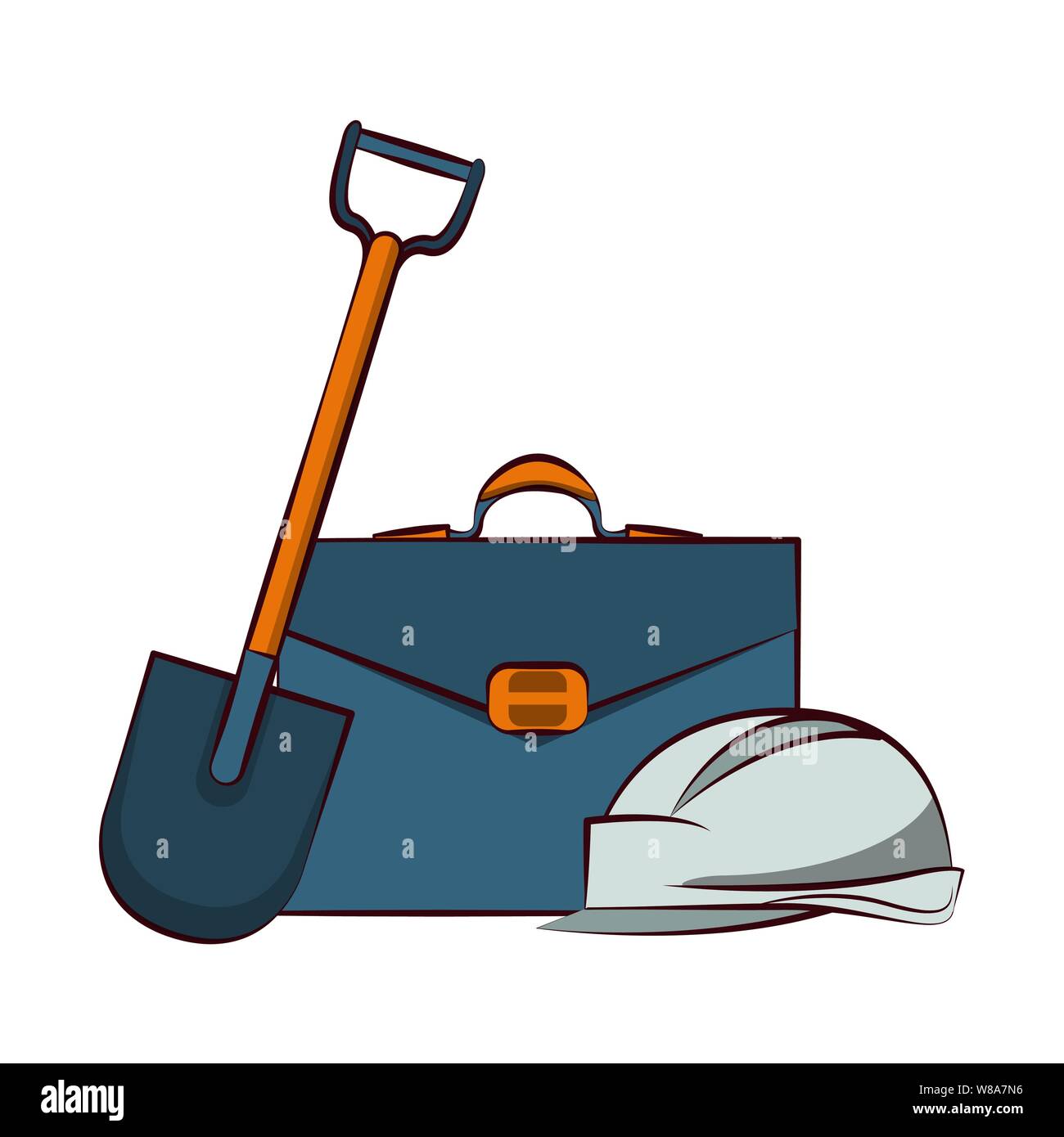 engineering construction factory industry cartoon Stock Vector Image ...