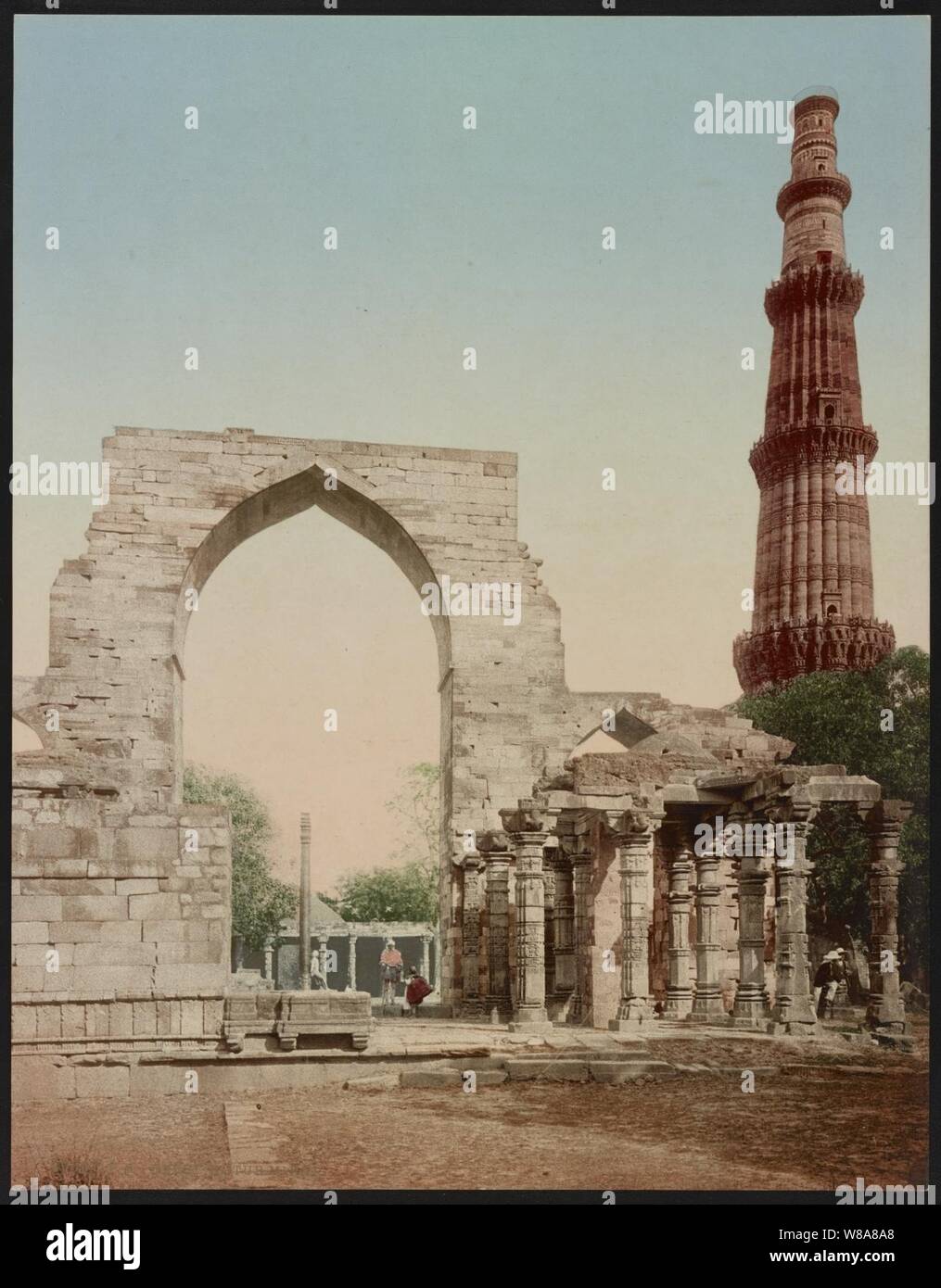 Delhi. Kutub Minar Stock Photo - Alamy