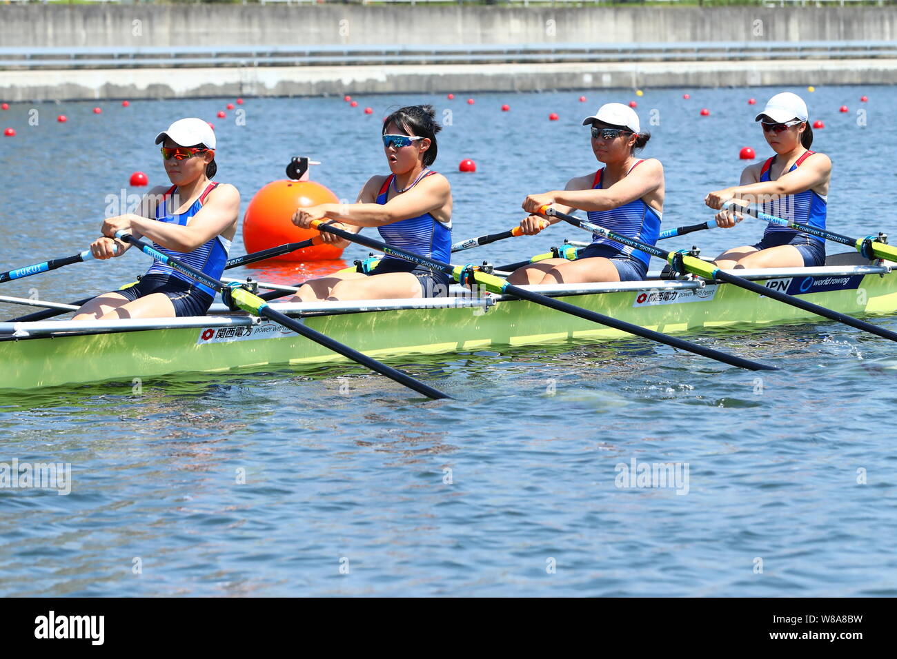 Sea Forest Waterway, Tokyo, Japan. 8th Aug, 2019. Marin Kawamura ...
