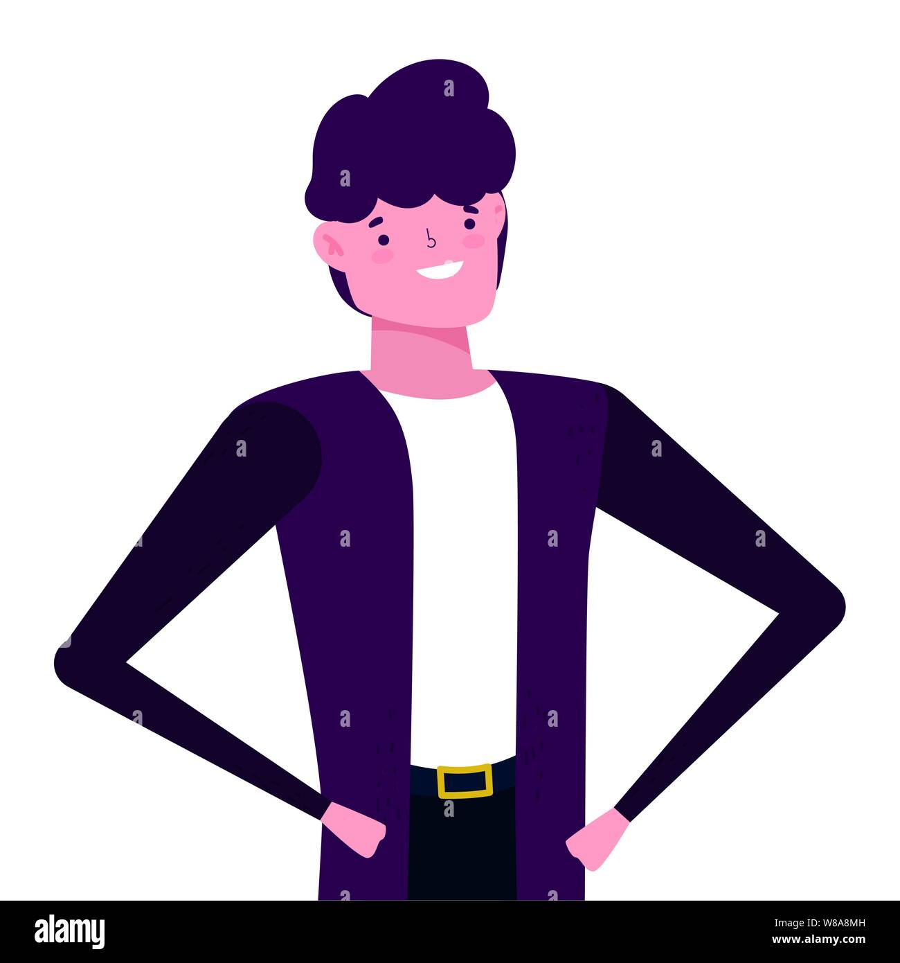 Avatar of a man design, Boy male person human and attractive theme ...