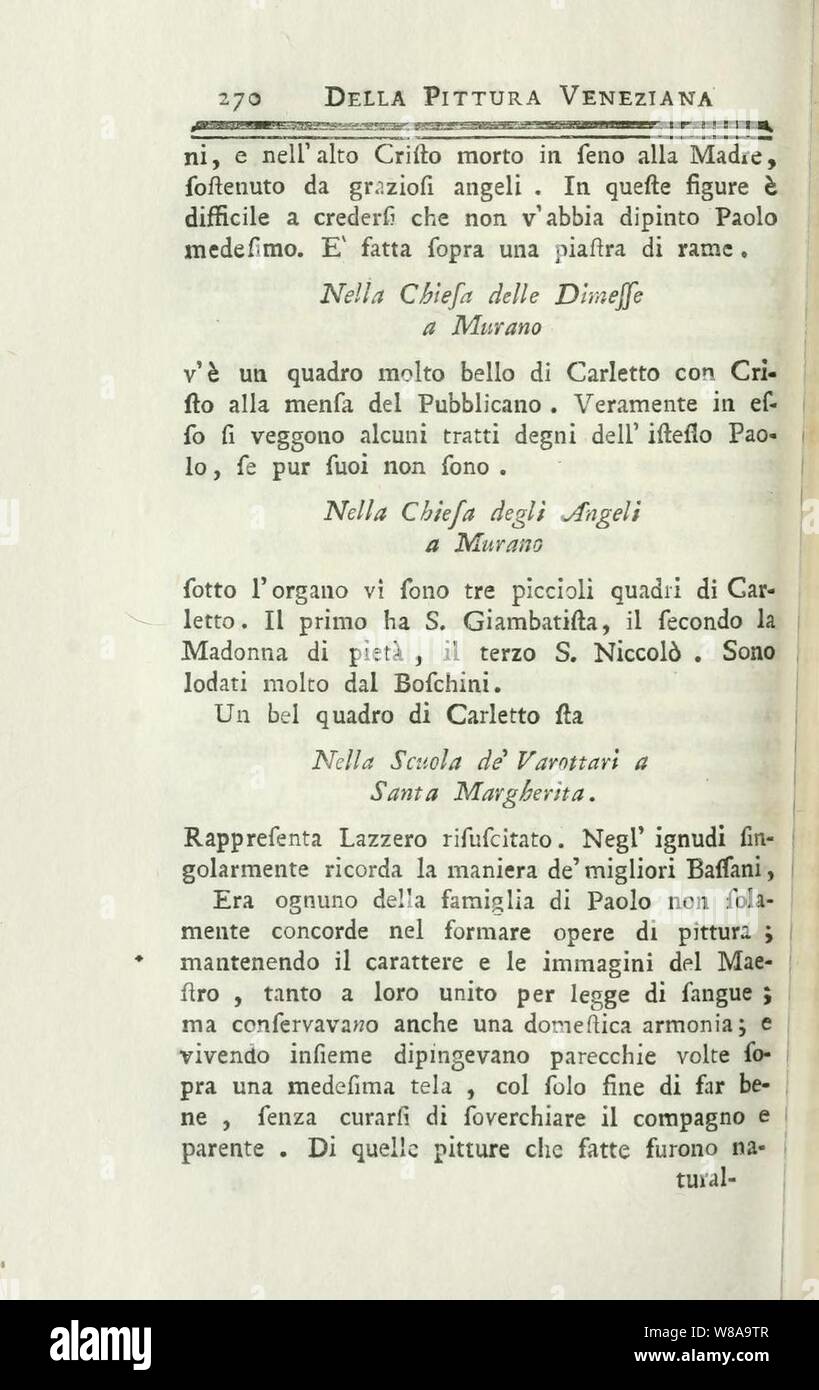 Della Pittura Veneziana e delle Opere Publiche de' Veneziani Maestri ...