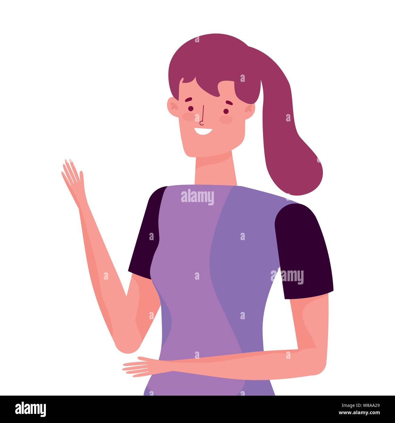 Avatar of a fashion woman design, Girl female person human and beauty ...