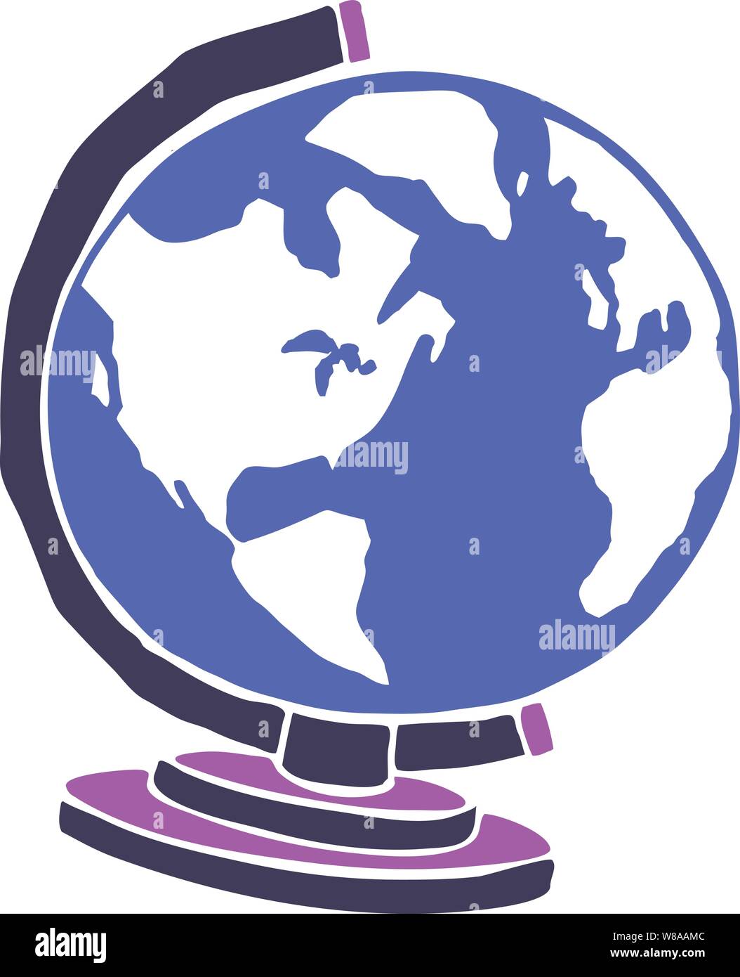 Old wold map Stock Vector Images - Alamy