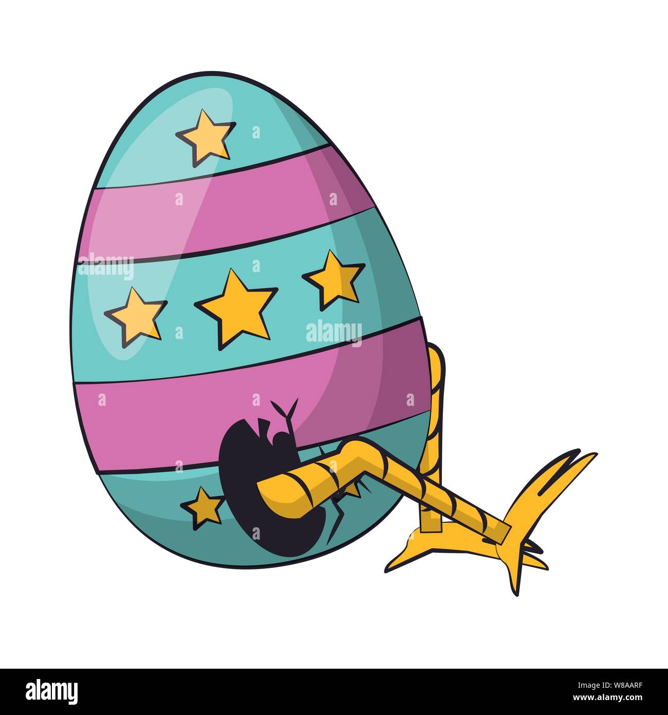 easter happy tradition celebration cartoon Stock Vector Image & Art - Alamy