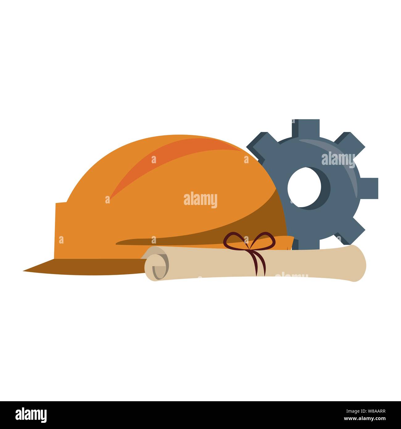 engineering construction factory industry cartoon Stock Vector Image ...