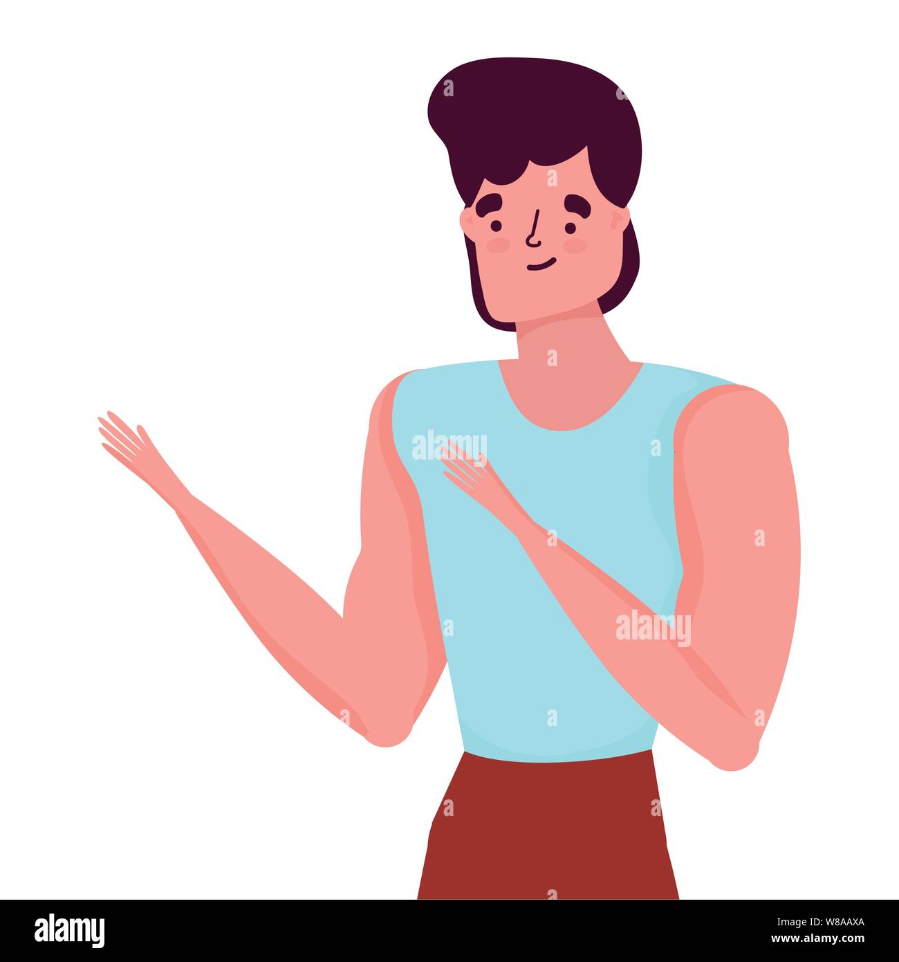 Avatar of a man design, Boy male person human and attractive theme ...