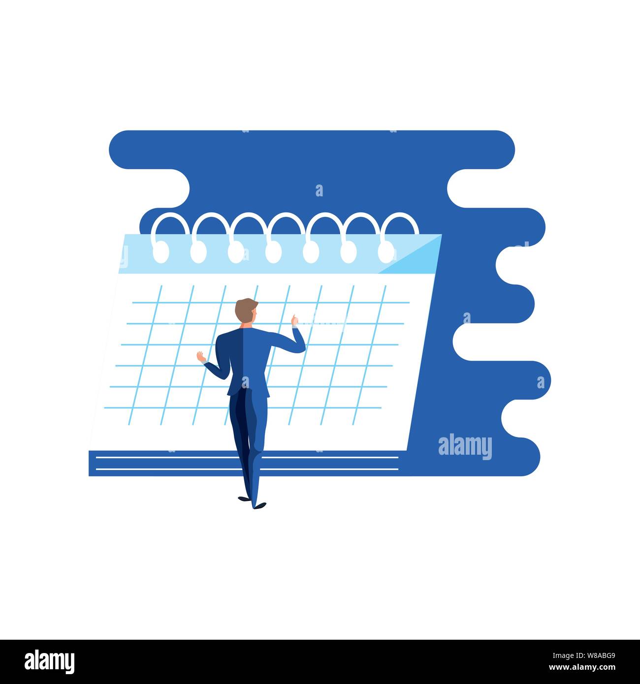 Business man elegant calendar hi-res stock photography and images - Alamy