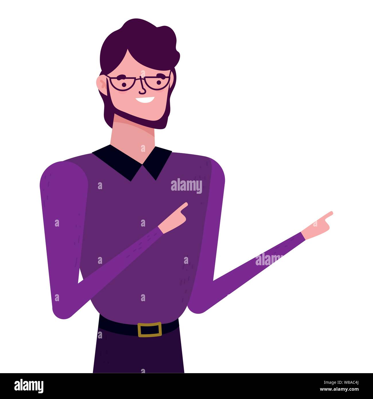 Avatar of a man design, Boy male person human and attractive theme ...